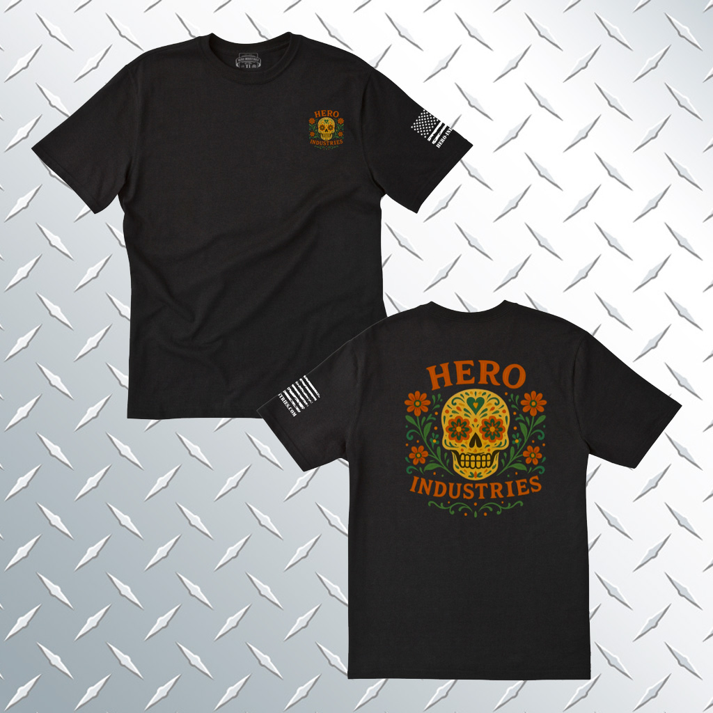 Hero Industries Sugar Skull T-Shirt - Hero Industries